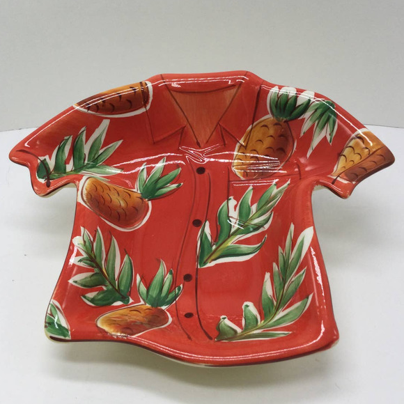 Clay Art | Dining | Clay Art Bowl Tropicool Hawaiian Shirt Design ...